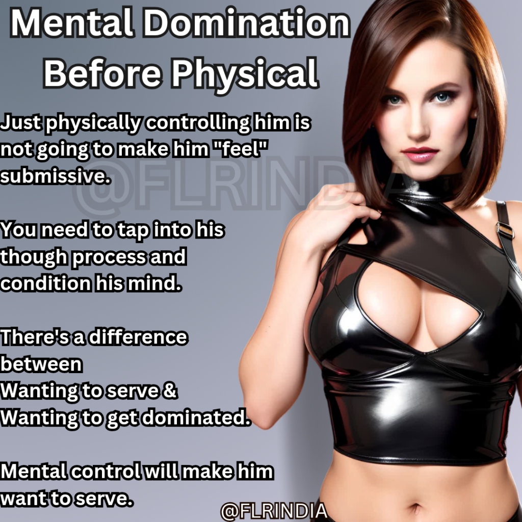 How does Psychological Conditioning and Behavioral Modification work in a Female Led ...