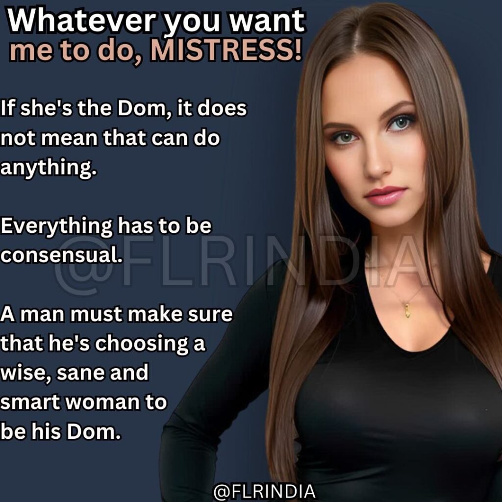 Can a Dom do Anything in a Female Led Relationship? | FLRINDIA